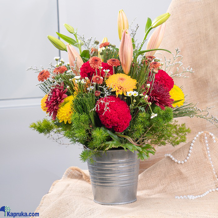 Shirohana | Cascade Flower Arrangement - B Price in Sri Lanka | At Kapruka