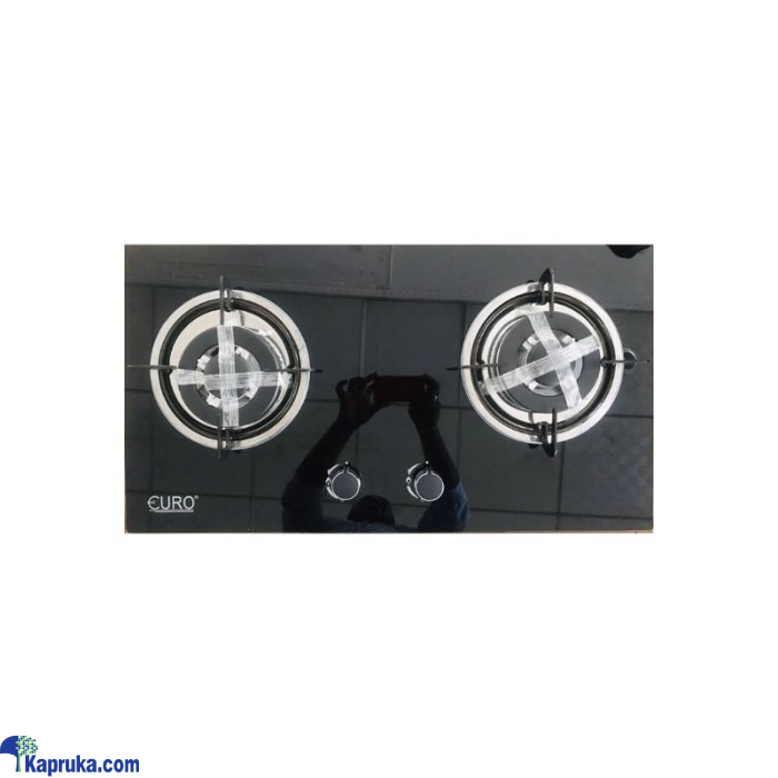Kitchenwarehouse.lk | Euro 2 Burner Black Tempered G Price in Sri Lanka ...